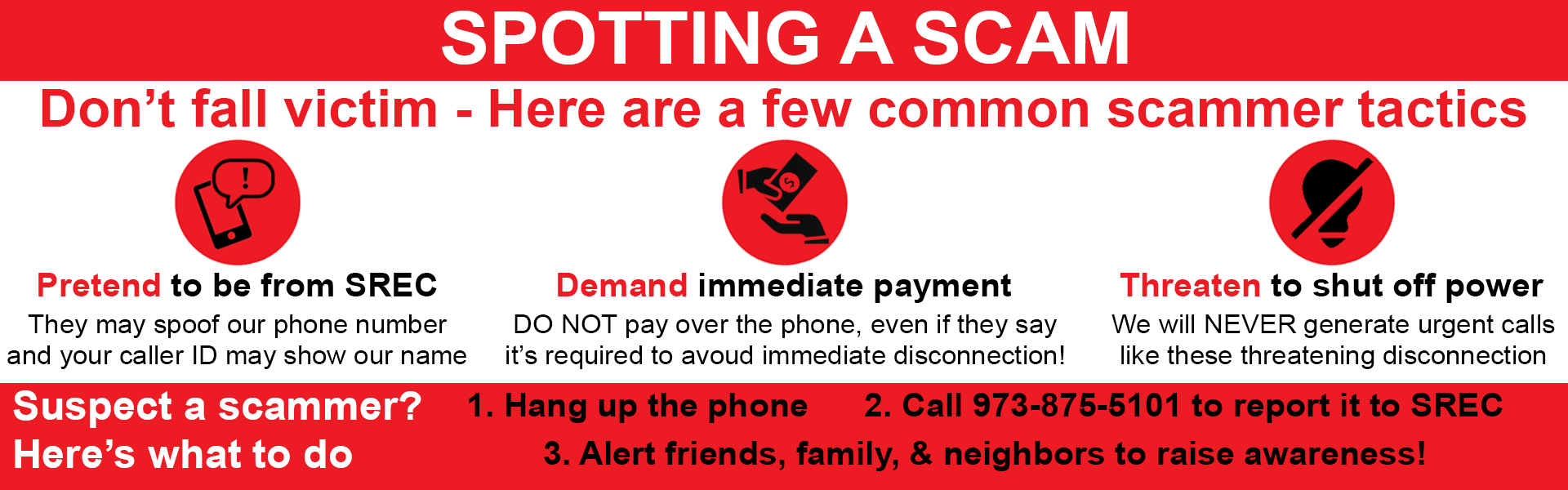Let's Talk About Scams | SussexREC